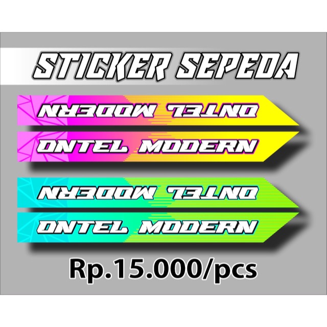 Jual STICKER SEPEDA ALL BIKES ONTEL MODERN | Shopee Indonesia
