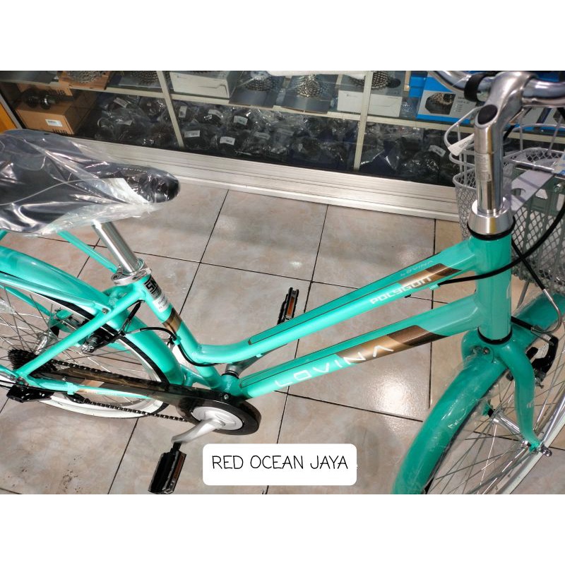 Jual sepeda mini keranjang polygon lovina 26 x 16 city bike tosca ...
