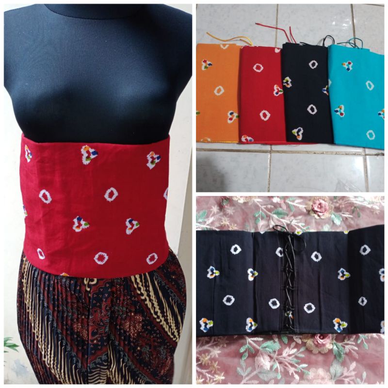 Jual obi angkin jumputan penutup perut kutubaru | Shopee Indonesia