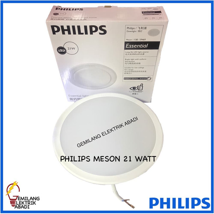 Jual PHILIPS LED DOWNLIGHT MESON 21 WATT 59469 21W 21 W 21WATT GEN3 7 INCH - PUTIH | Shopee ...