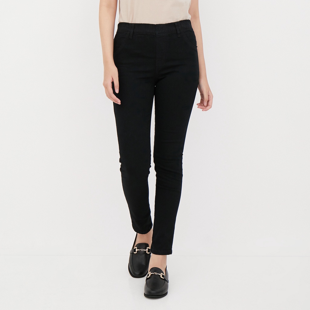 Jual Point One SYDNEY H Black Denim 310561 Jeans | Shopee Indonesia