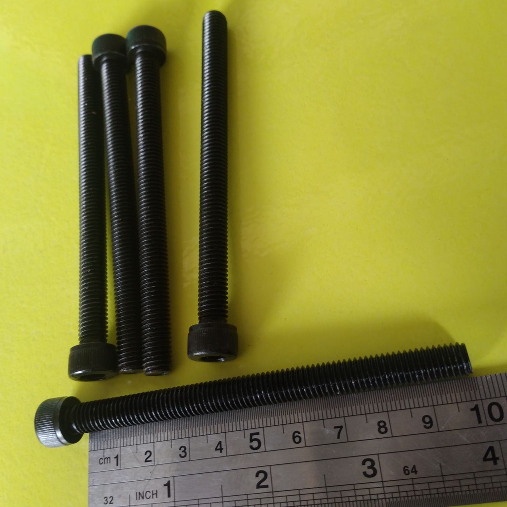 Jual BAUT L BAJA M8 X 100 PANJANG 10CM / BAUT M8 / BAUT 13 KUNCI L6 / L 6 FULL DRAT / BAUT L M8 ...