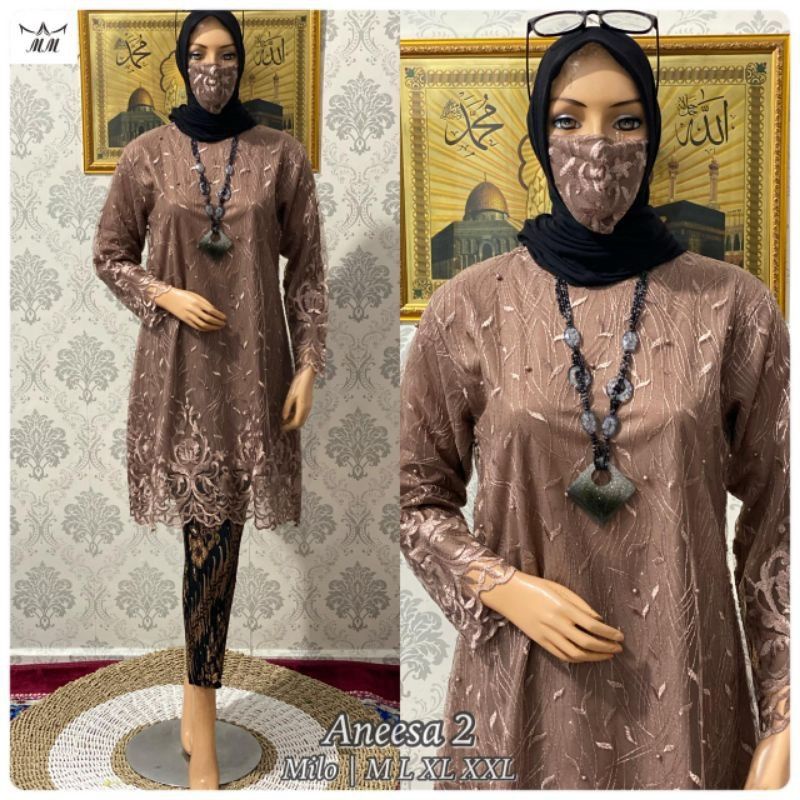 Jual Set kebaya tunik bcl/kebaya tulle/kebaya modern/kebaya tradisional ...