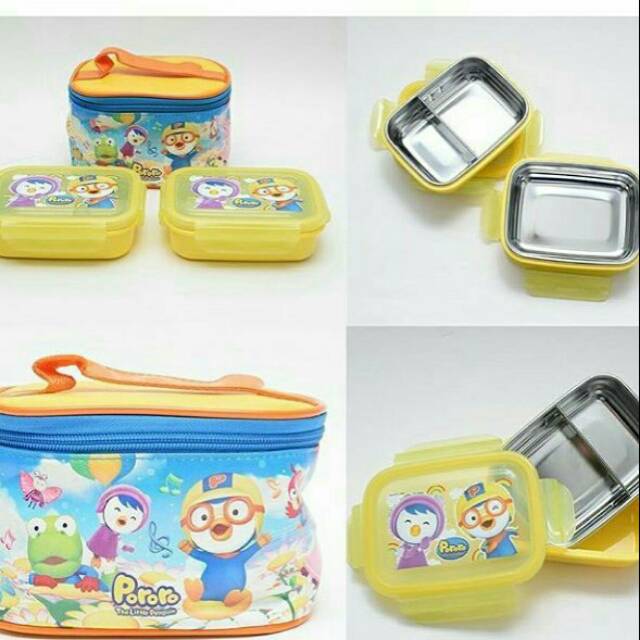 Jual Lunchbox stainless Pororo | Shopee Indonesia