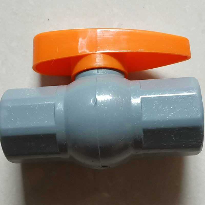 Jual ball valve 3/4 inch stop kran 3/4 inch ball valve pvc stop kran ...