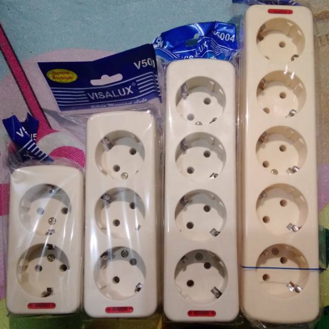 Jual Terminal Kuningan Murah Visalux Lobang 4, 3 ,2, 1 Terminal Tanpa ...