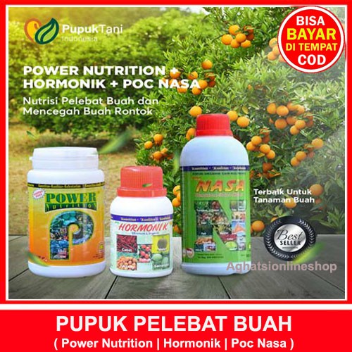 Jual Paket Pupuk Nasa Pelebat Buah | Poc Nasa| PPT Hormonik | Power Nutrition | Nutrisi Buah ...