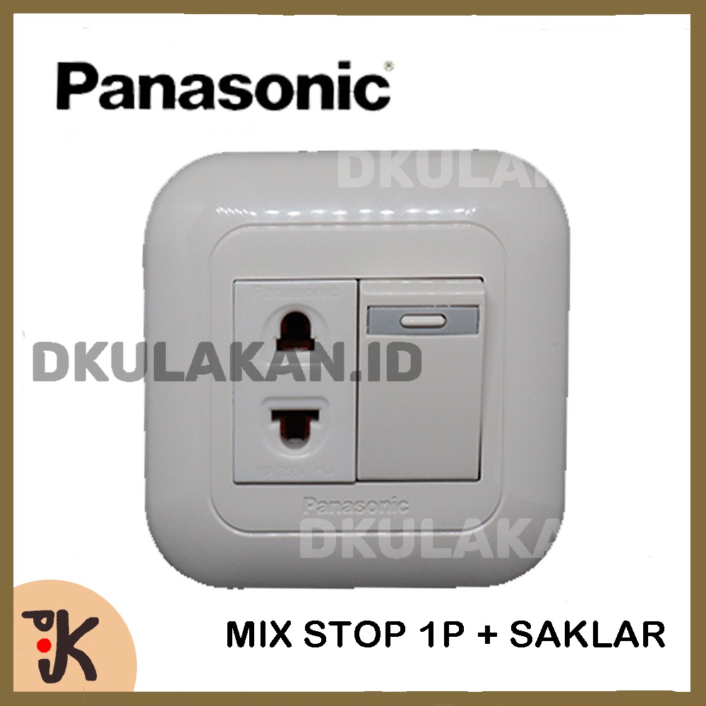 Jual SAKLAR TUNGGAL DAN STOP KONTAK 1 PHASE KOMBINASI PANASONIC IB ...