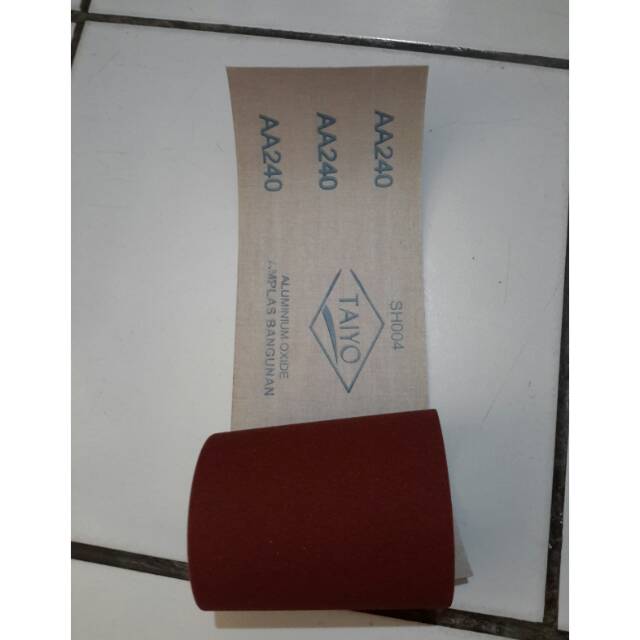 Jual Amplas merah ukuran 240 panjang 50cm | Shopee Indonesia