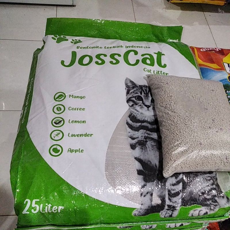 Jual pasir kucing joss cat 25 liter wangi gumpal | Shopee Indonesia