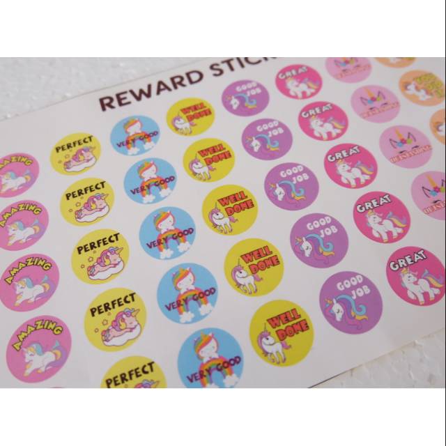 Jual Reward Stiker / Reward Sticker / Stiker Penghargaan Anak | Shopee ...