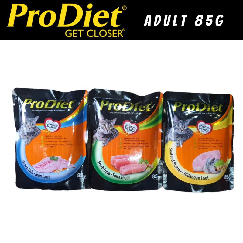 Jual ProDiet Pouch 85g - Makanan Kucing Pro Diet Sachet | Shopee Indonesia