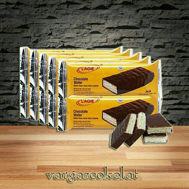 Jual Lagie Coklat Wafet Rasa Jeruk Per Pack 10 Pcs | Shopee Indonesia