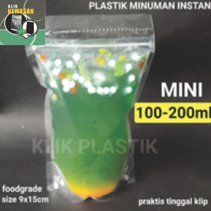 Jual KEMASAN MINUMAN INSTAN MINI 100 ML/JUS SUSU MILKSHAKE/PLASTIK ...