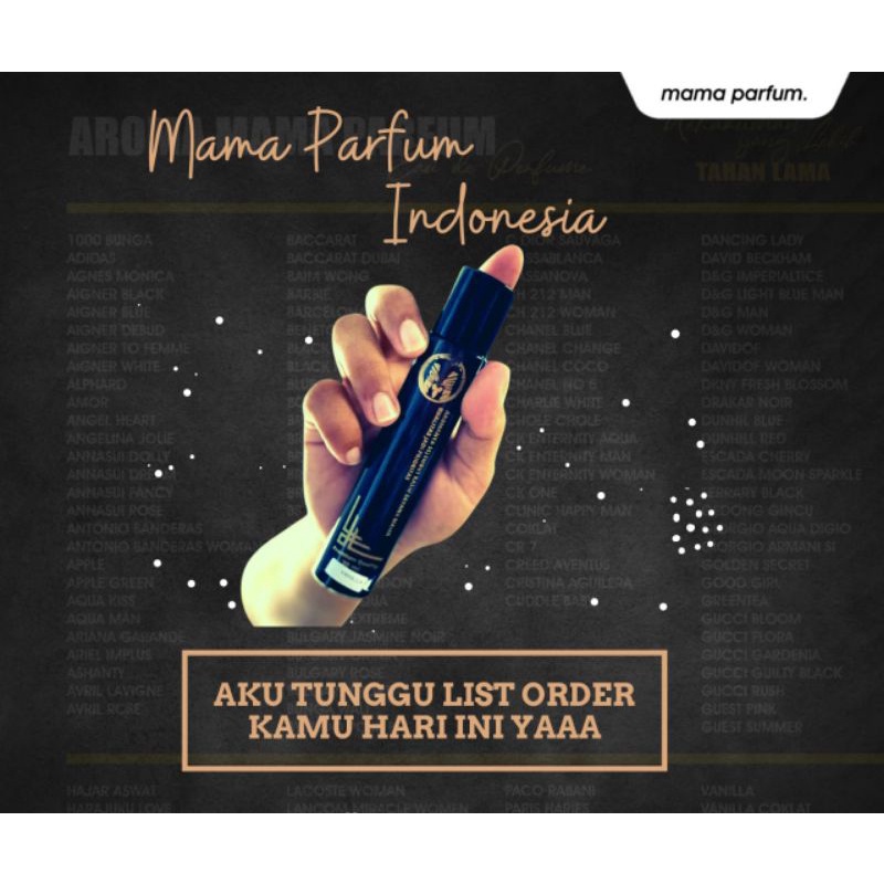 Jual MAMA parfum Indonesia harga merakyat cocok untuk semua kalangan ...