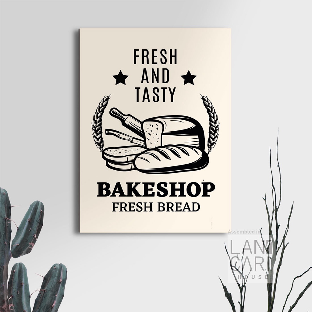 Jual Dekorasi Bake Shop Cafe Roti Bistro Frameless Jadul Vintage Decor ...
