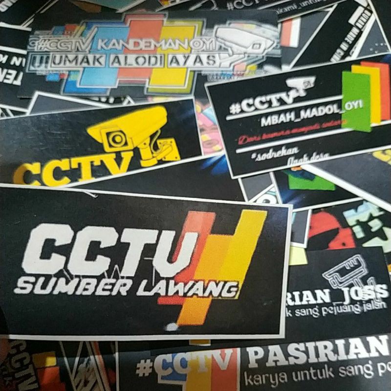 Jual Stiker Bus Mania BASURI Ukuran Besar CCTV SODREK Sticker TRUK ...
