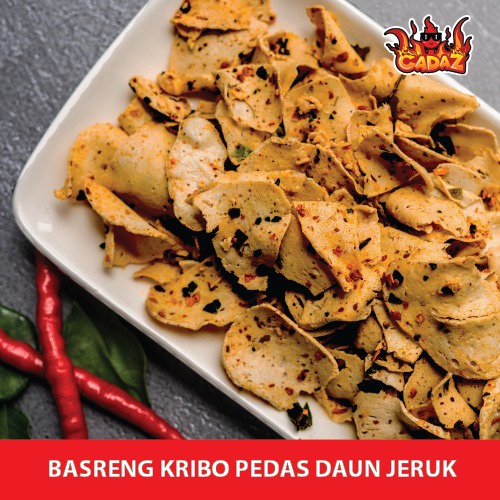 Jual 100 GRAM BASRENG KRIBO REMPAH PEDAS DAUN JERUK / ASIN DAUN JERUK ...