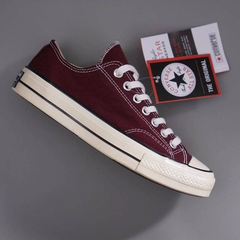 Jual Sepatu Converse 70s Ox Merah Maroon / Converse 70s Dark Red Low ...
