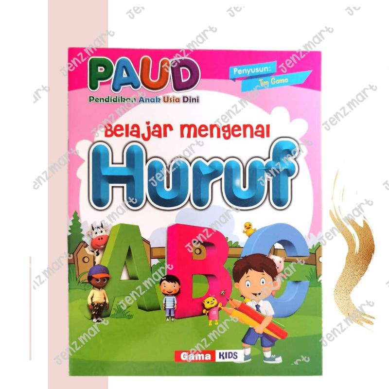 Jual Belajar Mengenal Huruf ABC untuk anak PAUD/TK/SD (Full Color ...