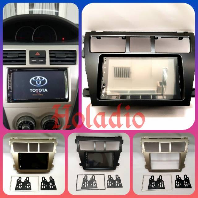 Jual FRAME HEAD UNIT TV MOBIL DOUBLEDIN VIOS LIMO 7 INCH 2008 - 2011 ...