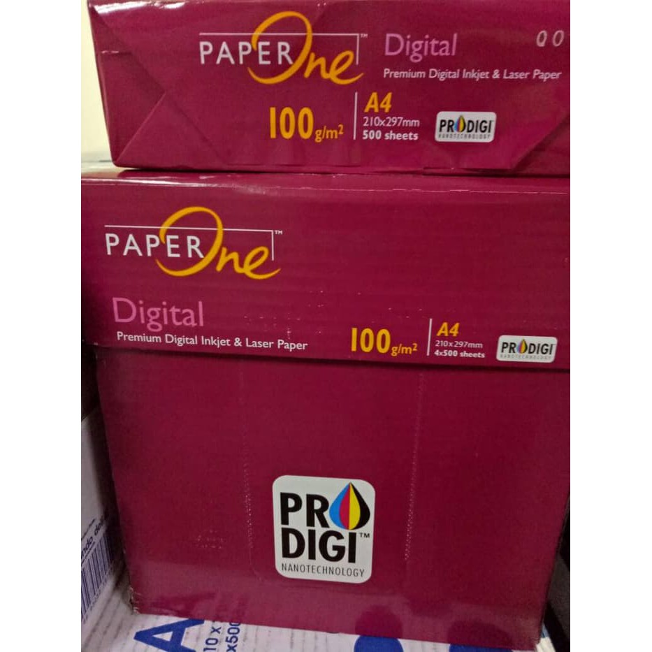 Jual Kertas HVS A4 100 gram Paper ONe Premium kualitas mantap ...