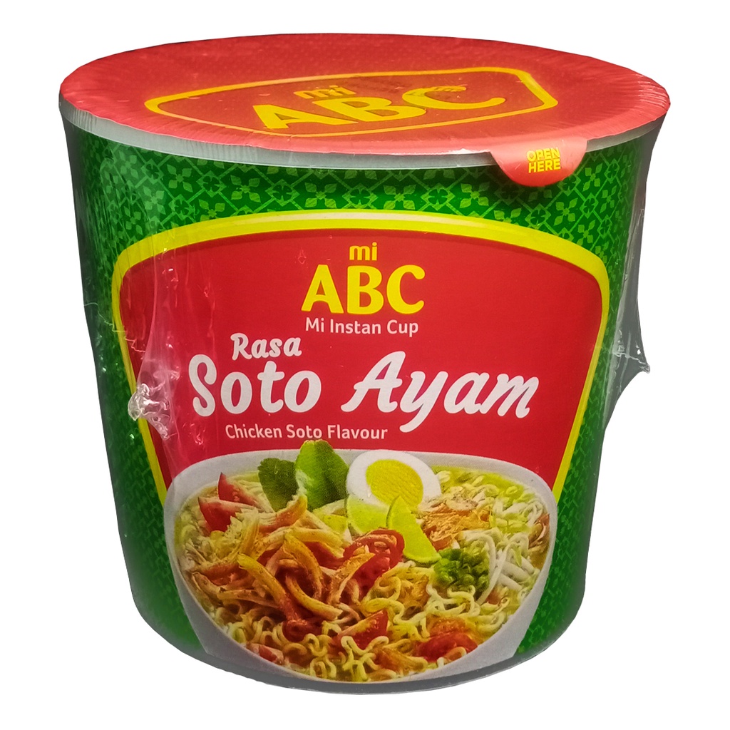 Jual Mi Instan Cup ABC Rasa Soto Ayam 60g | Shopee Indonesia