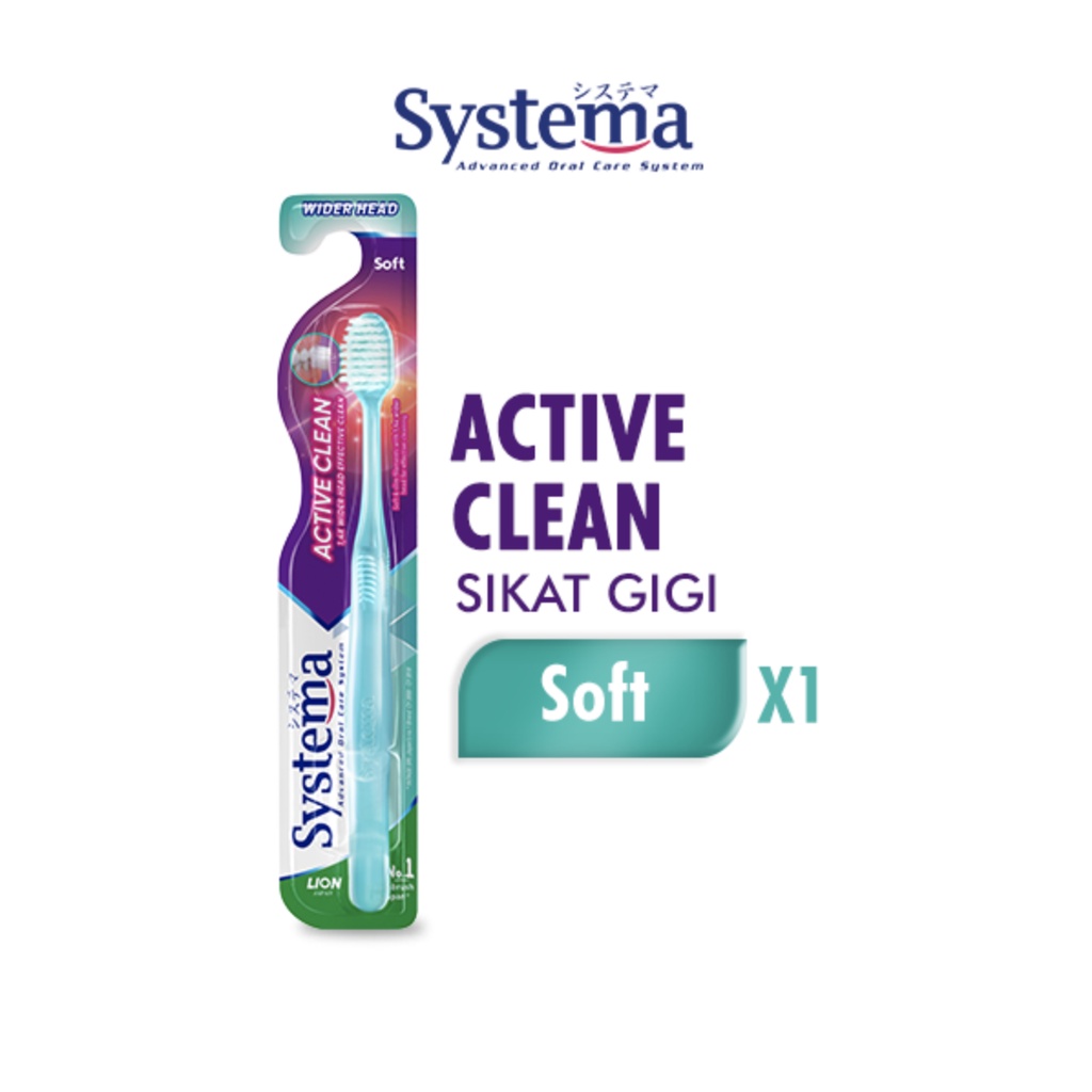 Jual Systema Sikat Gigi Active Clean Soft | Shopee Indonesia