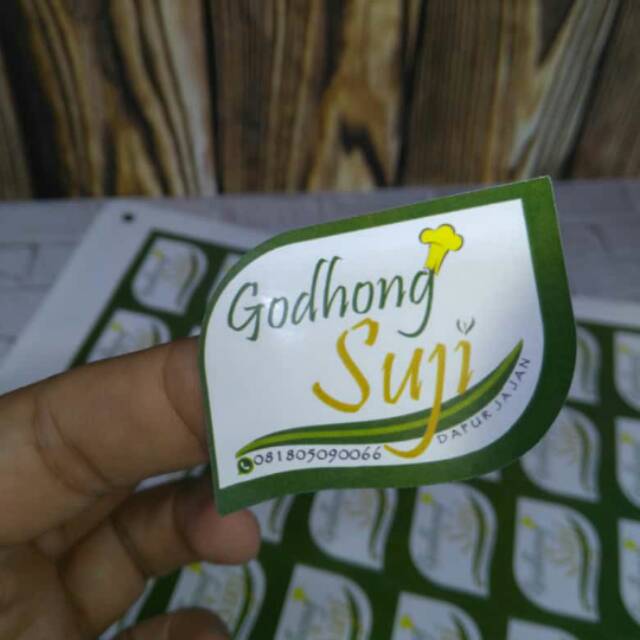Jual Sticker label nama murah cutting princut | Shopee Indonesia