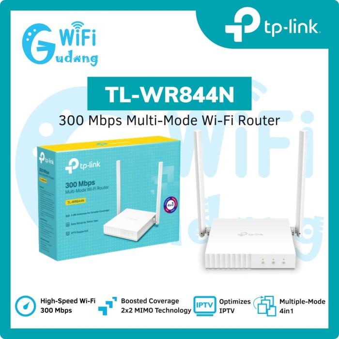 Jual Tp-Link Tl-Wr844N 300 Mbps Multi-Mode Wi-Fi Router 4 Port Lan ...