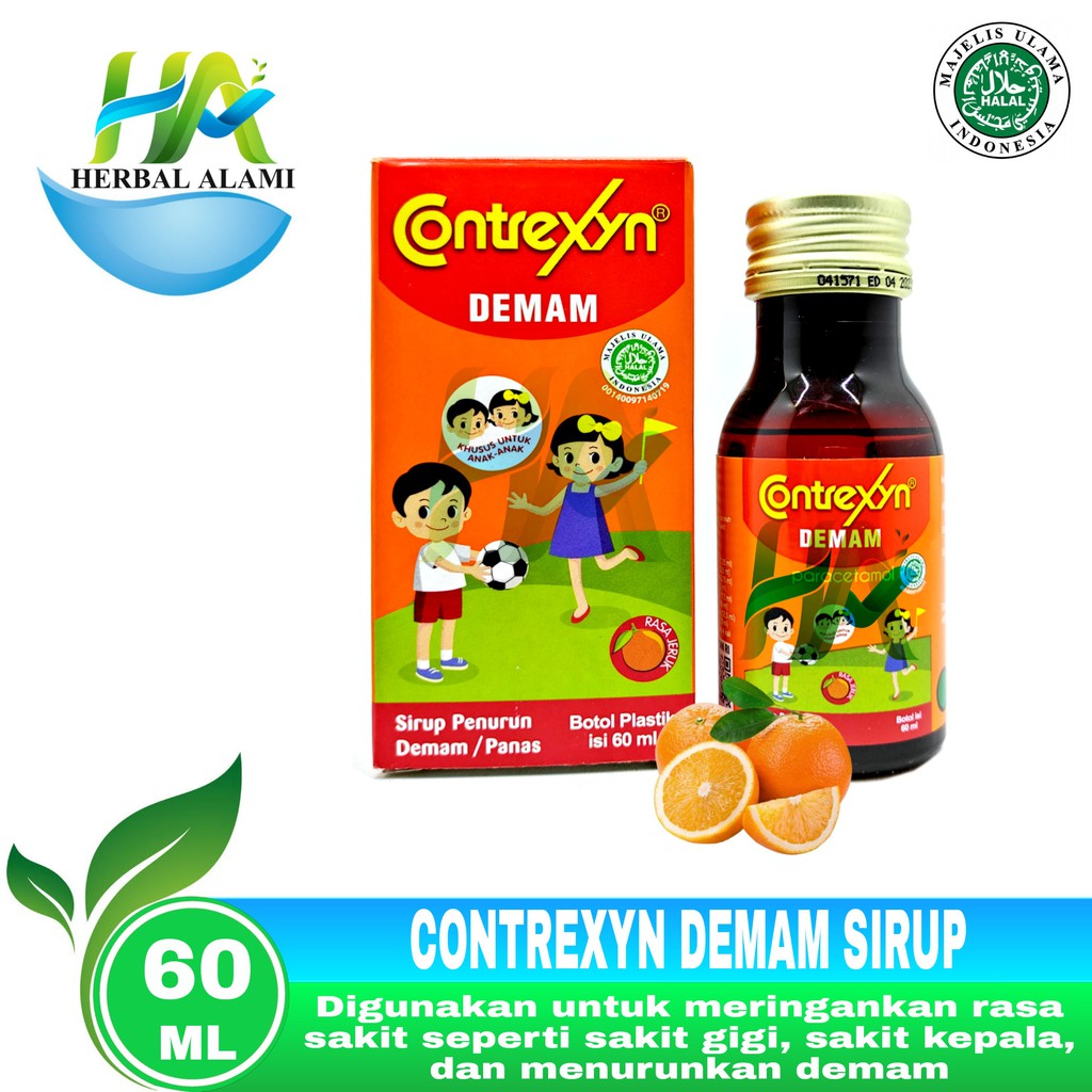 Jual Contrexyn Demam Sirup - Syrup Paracetamol Penurun Panas | Shopee ...