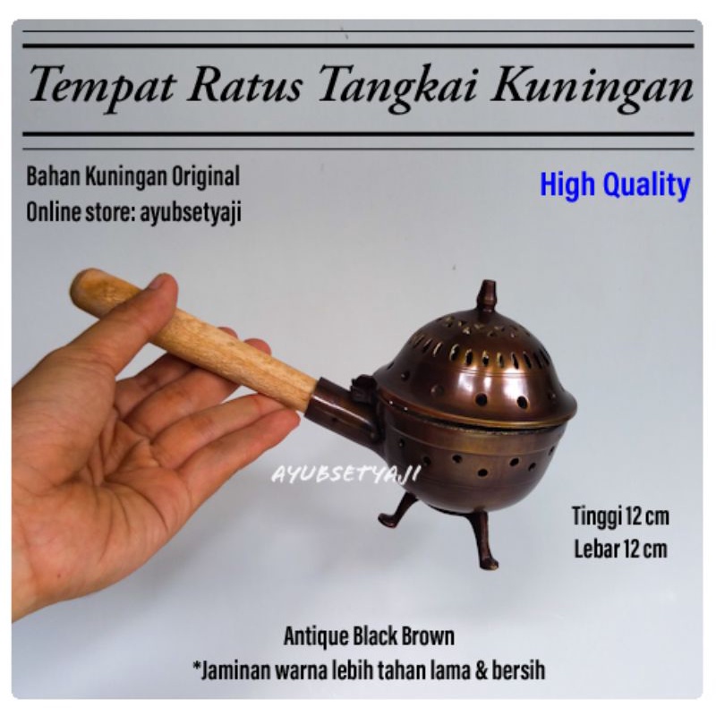 Jual Tempat Bakar Dupa Kuningan Antik Wadah Ratus Spa Aromaterapi ...