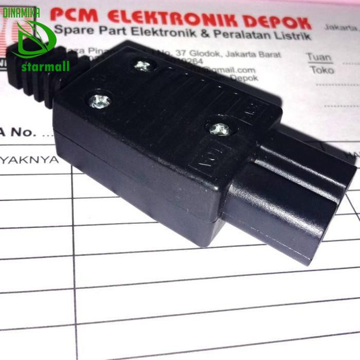 Jual Konektor Ac Komputer Female 3 Pin 3 Kaki Pcmelebik54 Dijamin ...