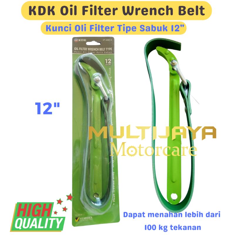 Jual Kunci Oli Filter 8" 12" Model Sabuk - Oil Filter Wrench Belt 8 ...