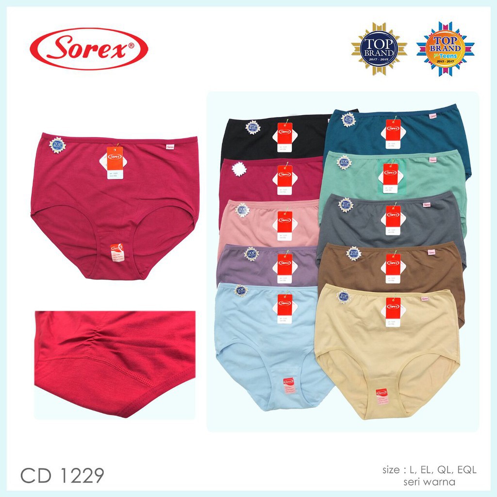 Jual SEXY7 - CD SOREX 1229 CELANA DALAM (UNDERWEAR) WANITA SOREX GROSIR ...