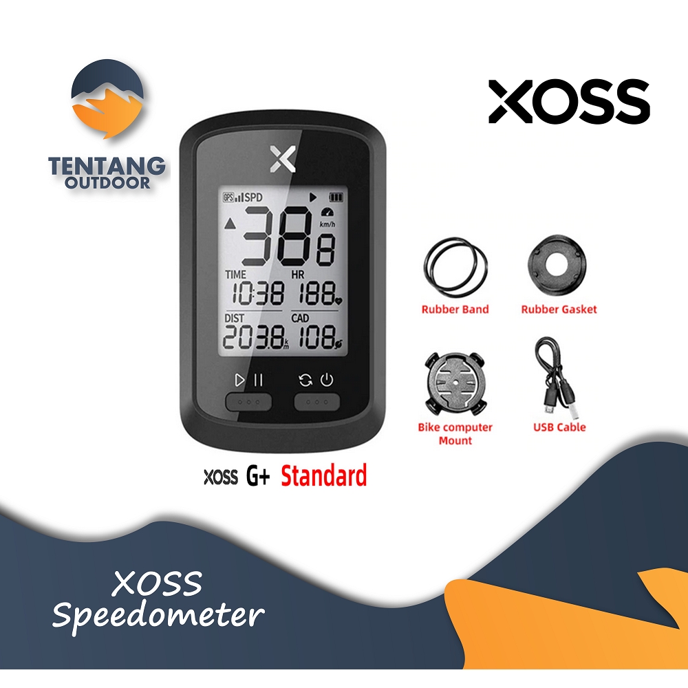 Jual Speedometer XOSS G Computer GPS Wireless Bike Waterproof | Shopee ...