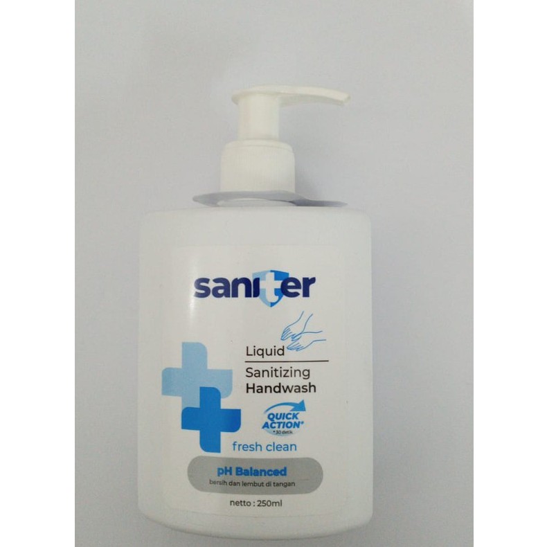 Jual SANITER BOTOL HANDWASH 250ML | Shopee Indonesia