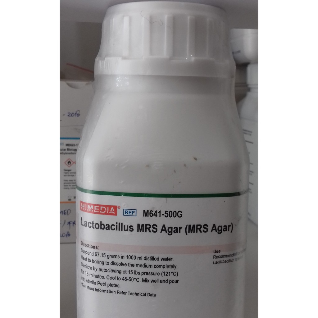 Jual Media Mikro Lactobacillus MRS Agar ( MRS Agar ) 500g | Shopee ...