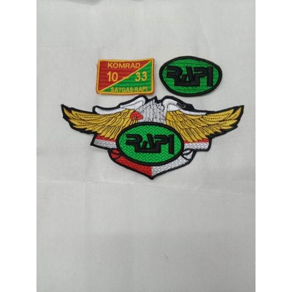 Jual logo rapi fulset/logo wing rapi fulset bordir timbul | Shopee ...