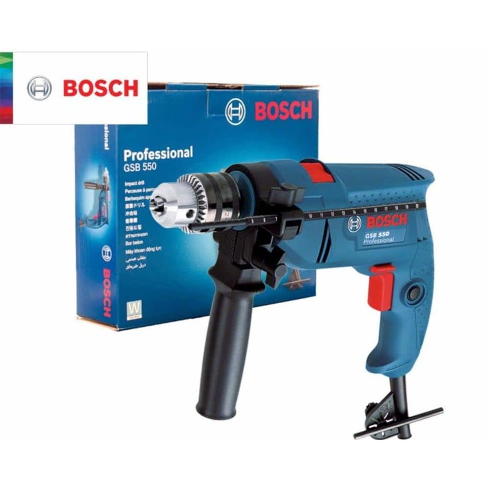 Jual Bor BOSCH GSB 550 13mm impact drill / Bor Kayu / Bor Besi | Shopee ...