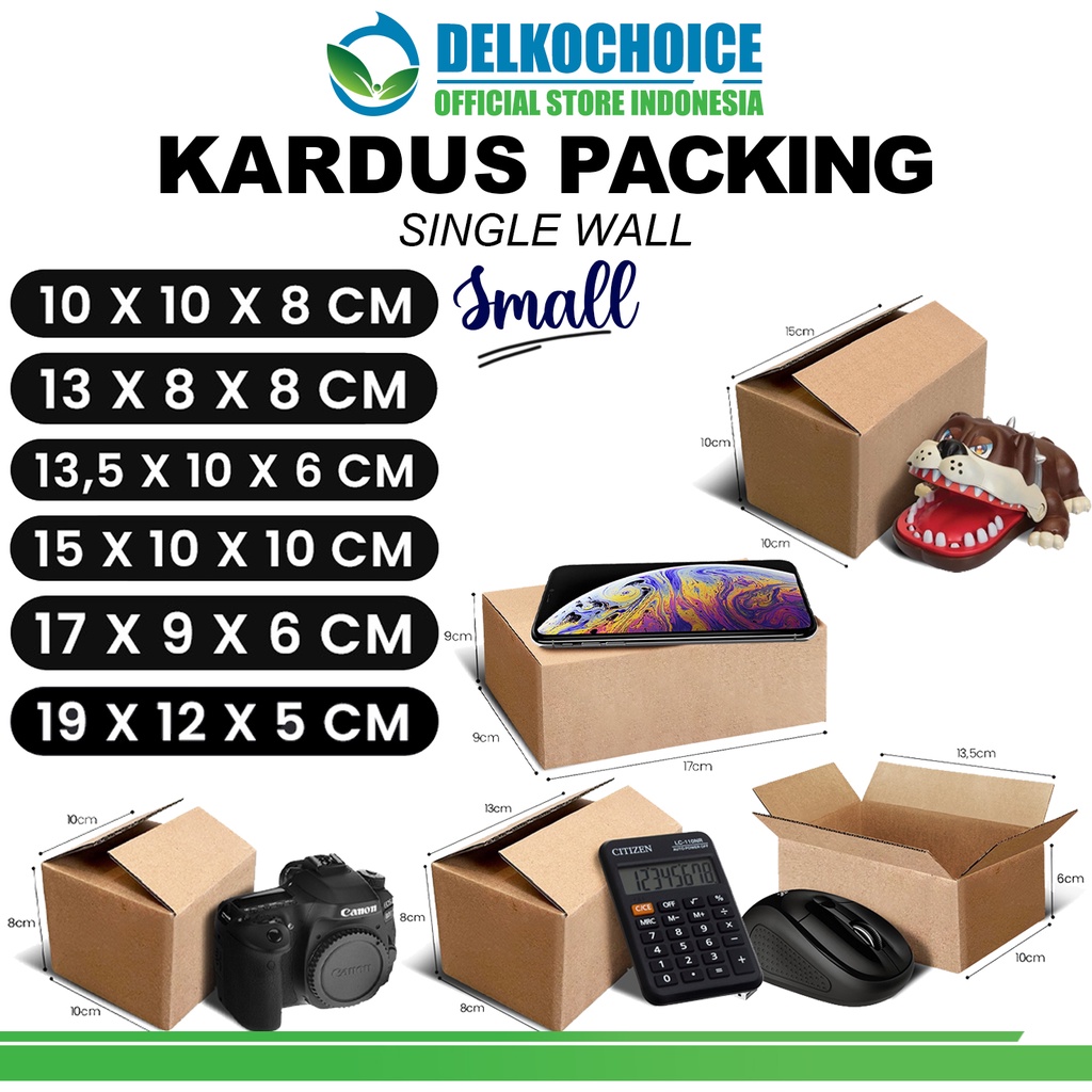 Jual KARDUS PACKING KARTON BOX SMALL DUS KOTAK PACKAGING KECIL POLOS ...