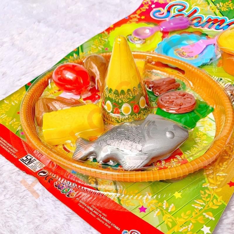 Jual MAINAN SELAMATAN / MAINAN TUMPENG NASI KUNING SELAMETAN MASAK ...