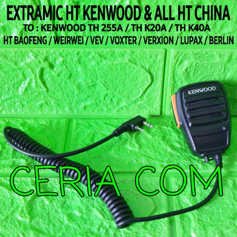 Jual EXTRAMIC HT BAOFENG WEIRWEI LUPAX VOXTER / EXTRA MIC HT CHINA ...