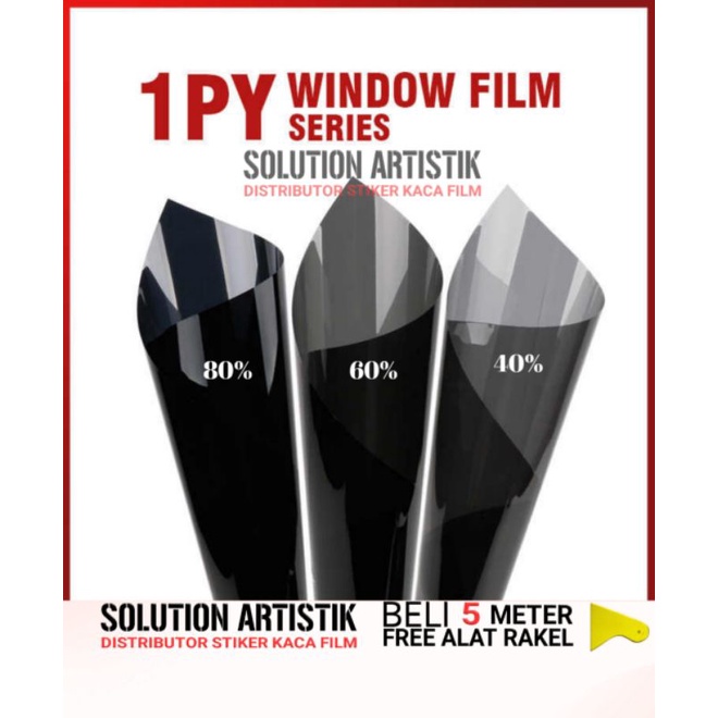 Jual Kaca Film Hitam Riben 60% Anti Panas Untuk Rumah dan Gedung ...