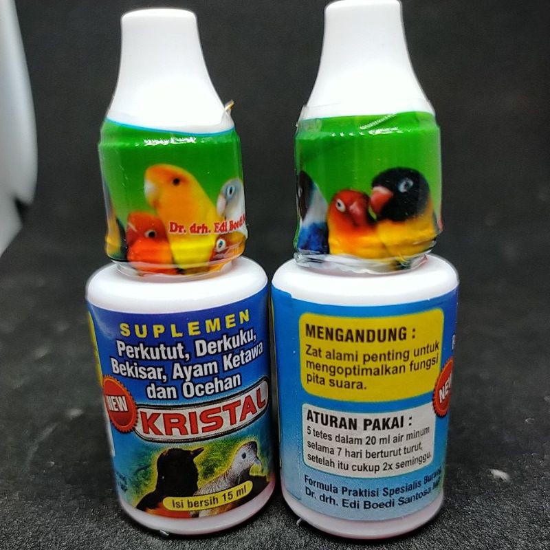 Jual KRISTAL OBAT BURUNG 15ML | Shopee Indonesia