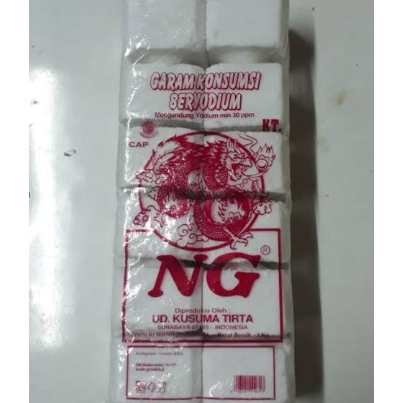 Jual GARAM BATA CAP NAGA 3KG | Shopee Indonesia