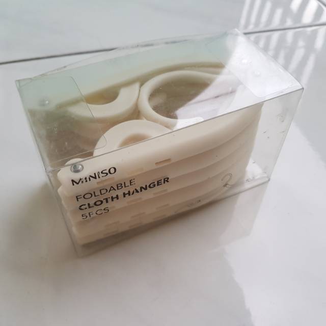Jual Miniso Foldable cloth hanger 5 pack | Shopee Indonesia