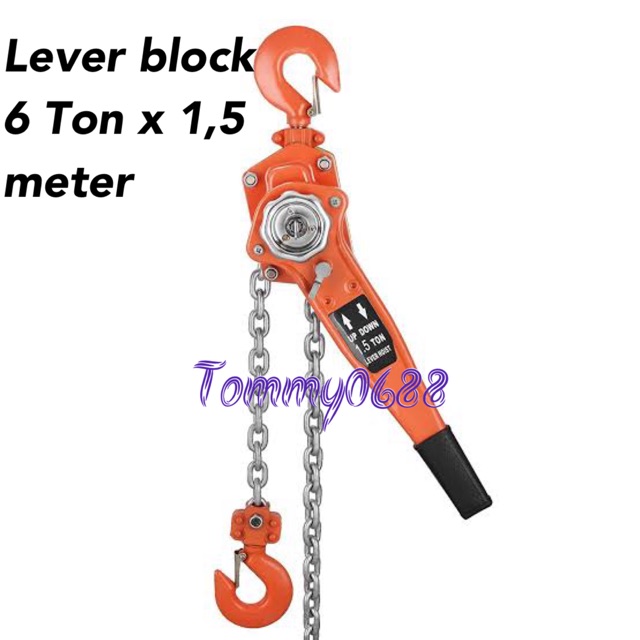 Jual LEVER BLOCK 6 TON X 1,5 METER LEVER HOIST 6 TON X 11/2 METER ...