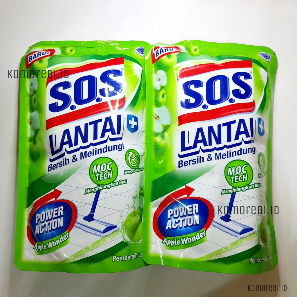 Jual SOS Pembersih Lantai 700 ml Floral Blossom (PInk), Lemon Twist ...