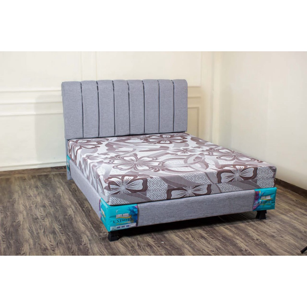 Jual Springbed 1 SET Unisoft BUCHAREST SALUR kanvas / Headboard + KASUR ...